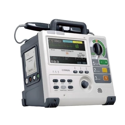 COMEN S6 DEFIBRILLATOR, ECG WITH ACCESSORIES